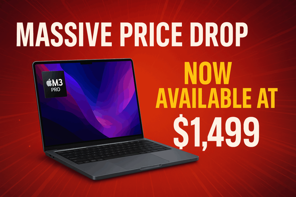 Apple’s M3 MacBook Pro Now Available at $1,499